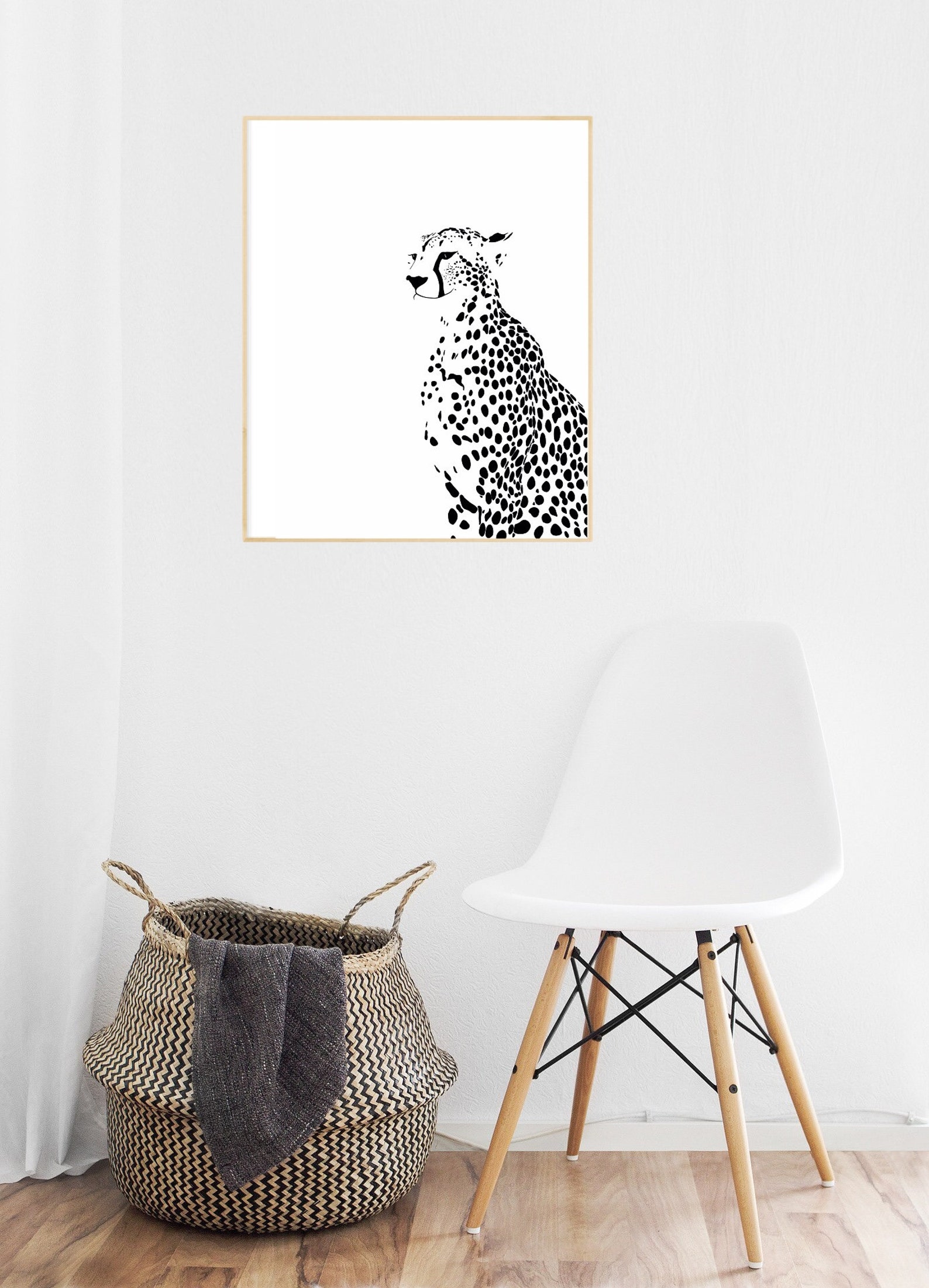 Cheetah Art Print Animal Decor Printable Wall Art - Etsy