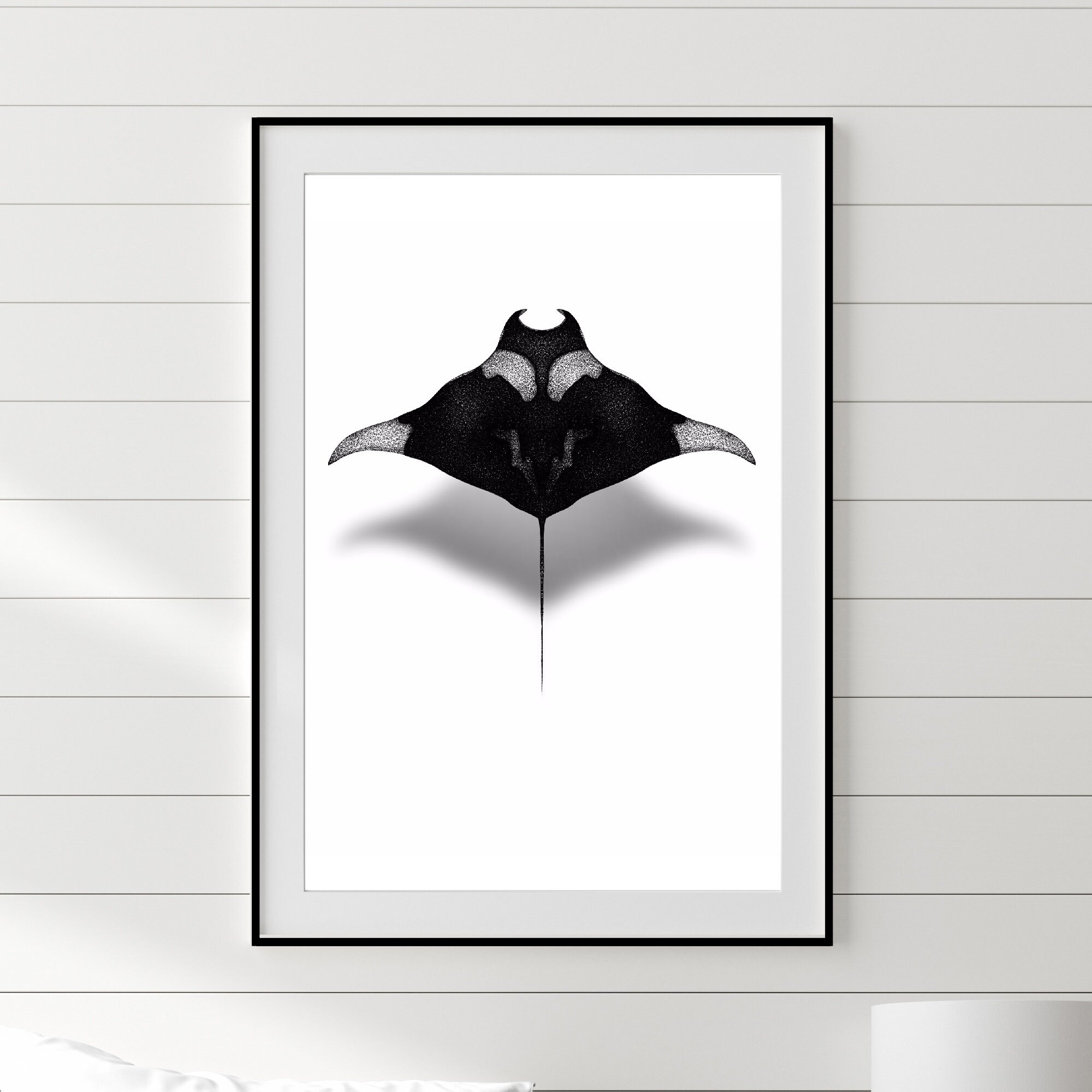 Manta Ray Print Printable Wall Art Manta Ray Wall Art - Etsy