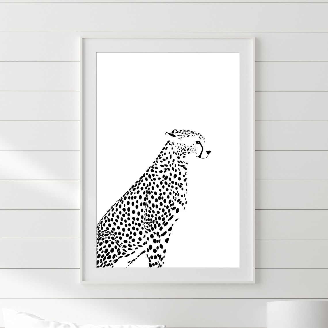 Cheetah Art Print Cheetah Wall Art Set of 2 Prints Cat Art Print ...