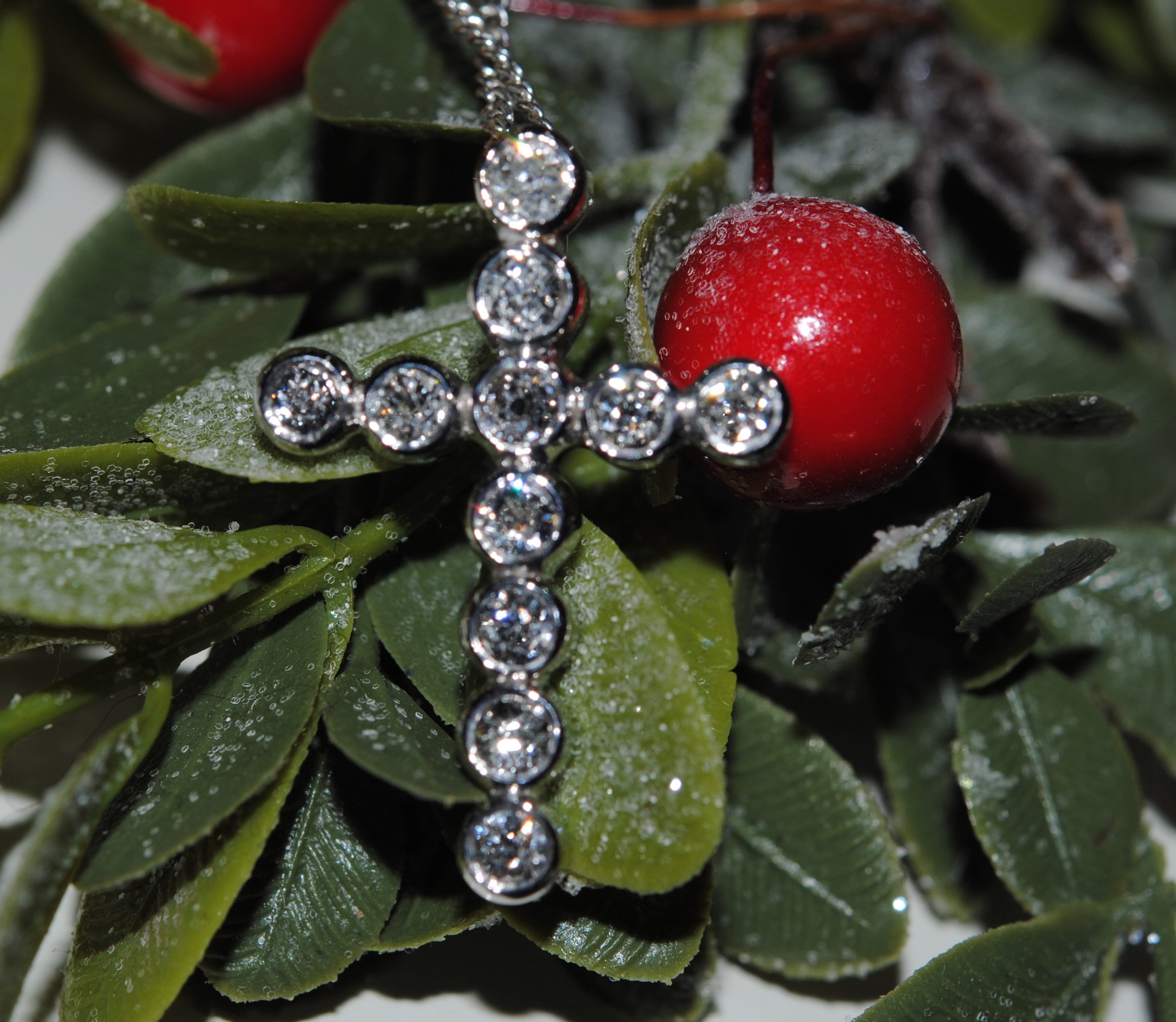 Old Mine Cut Diamond Cut Cross Platinum Signed LM 1671 - Etsy