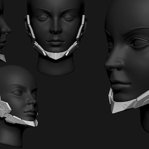 3D Model of Cyborg Jaws for 3dprint - Etsy