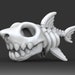 Cute Shark Skeleton 3D Model, STL File (for 3D Print) - Etsy