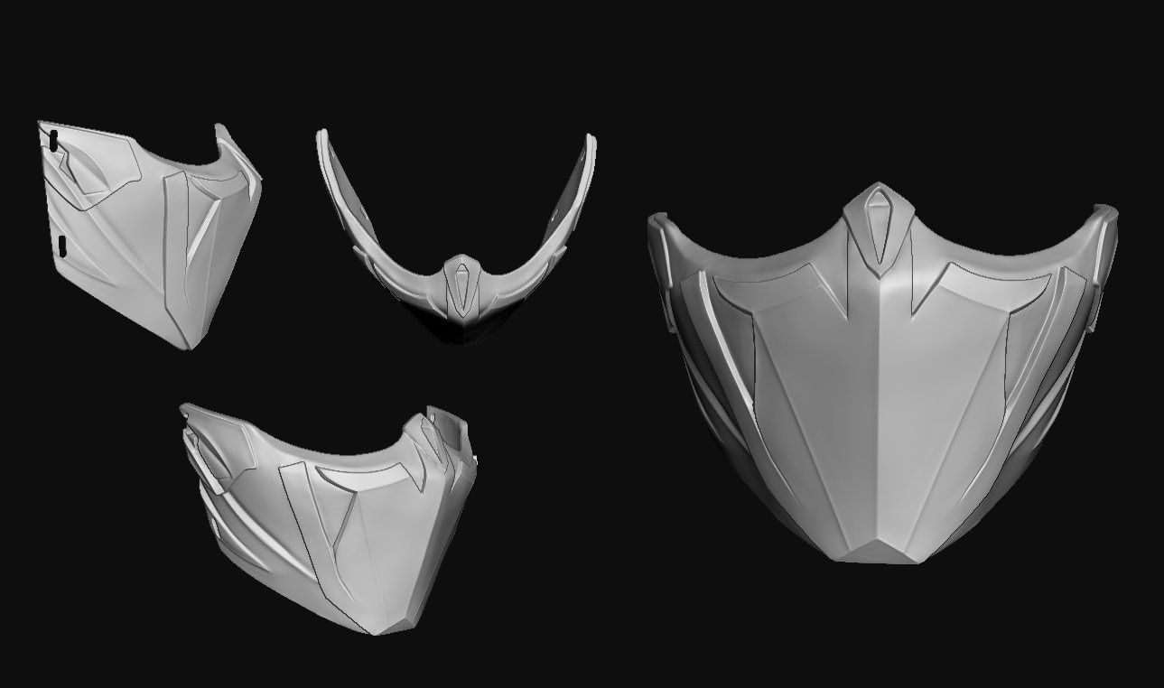 3D Model of Green Rider Mask for 3dprint - Etsy