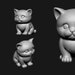 Cute Kitten 3D Model, STL File (digital Download) - Etsy