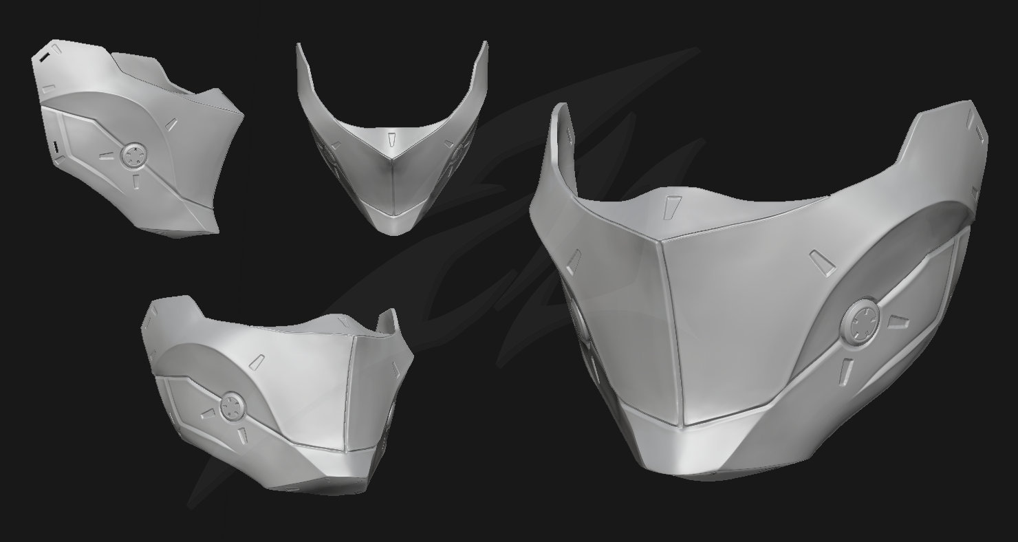 3D Model of Cyborg Mask - Etsy
