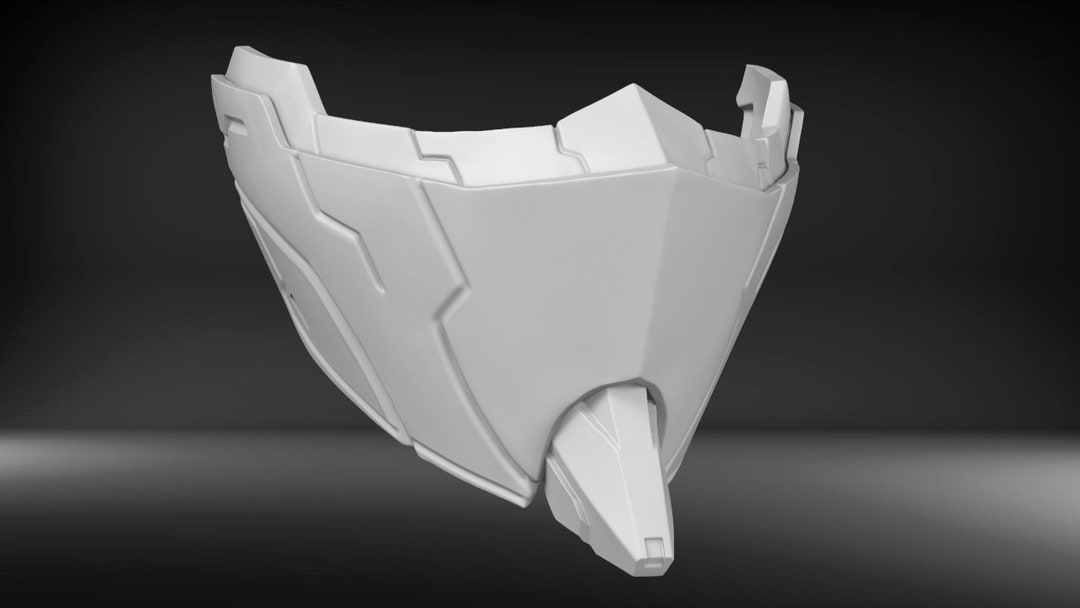 3D Model of Mecha Mask V1 for 3dprint - Etsy