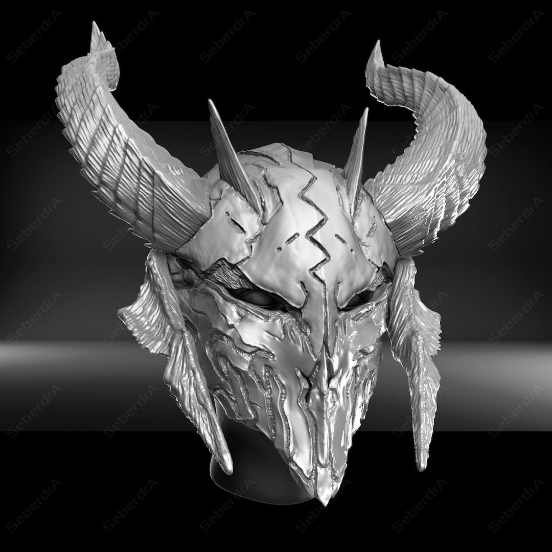3D Model of EVIL Mask STL for 3D Print - Etsy