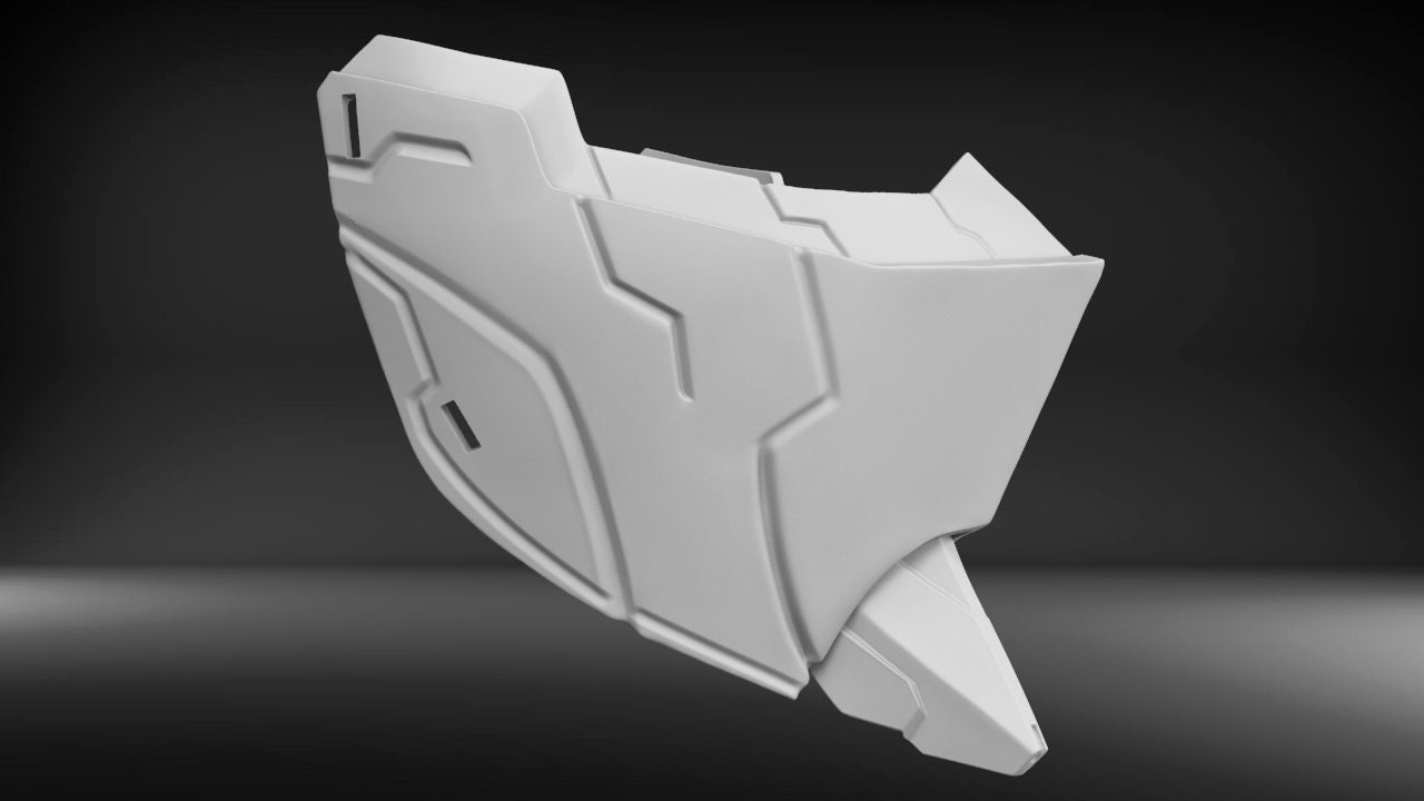 3D Model of Mecha Mask V1 for 3dprint - Etsy