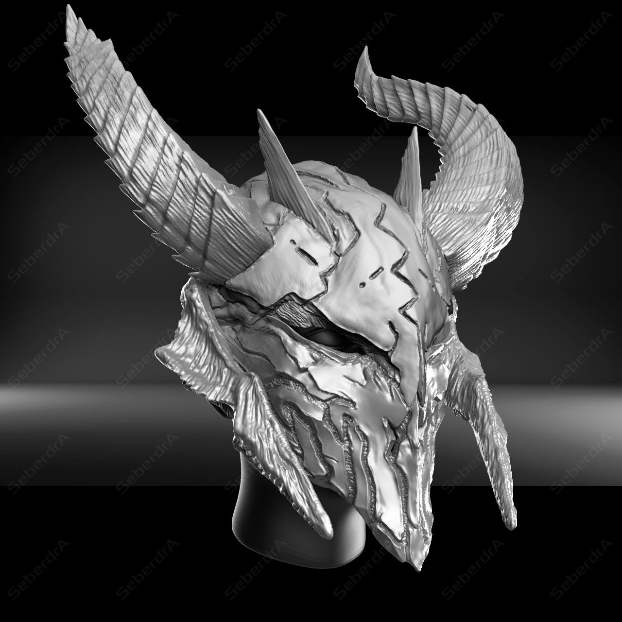 3D Model of EVIL Mask STL for 3D Print - Etsy