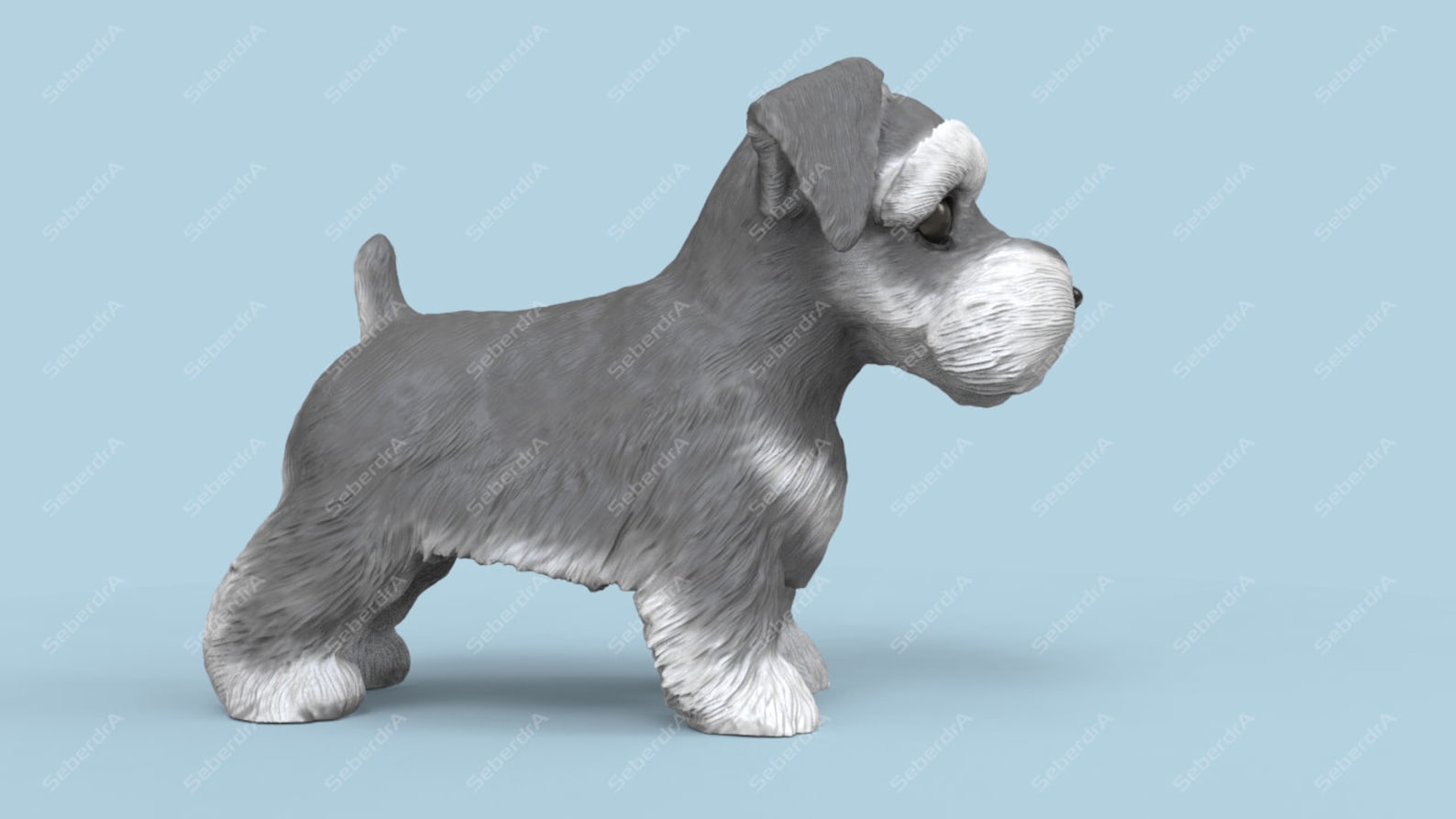 Schnauzer Puppy 3D Model STL for 3D Printing - Etsy