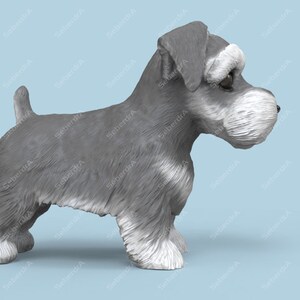 Schnauzer Puppy 3D Model STL for 3D Printing - Etsy