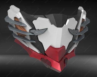 3D Model of Cyborg Mask V2 for 3dprint | Etsy