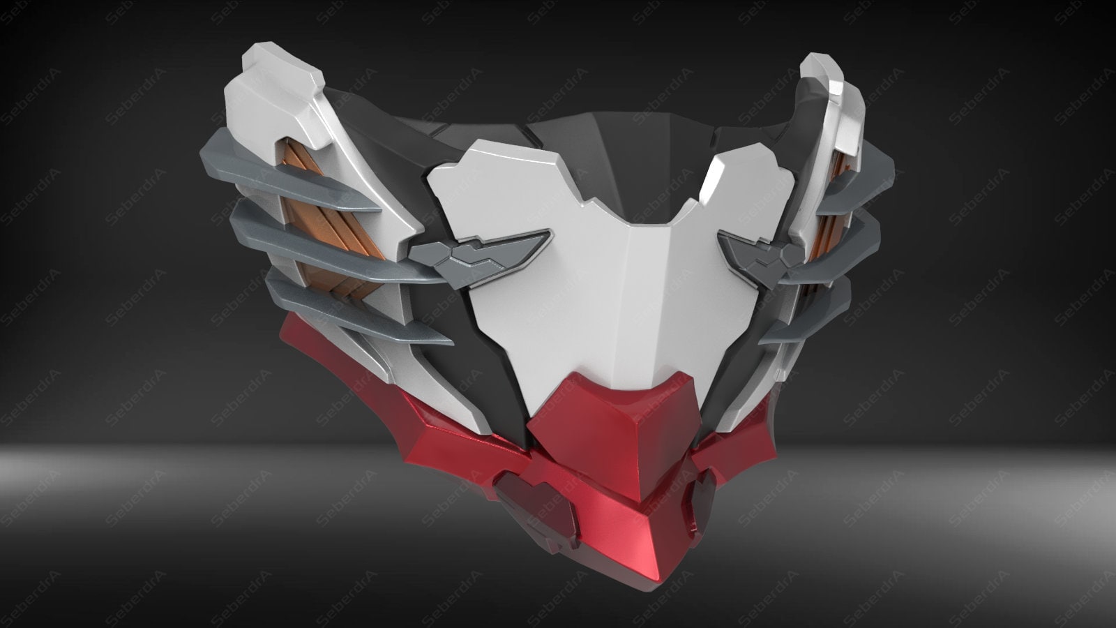 3D Model of New Rex Mecha Mask for 3dprint - Etsy