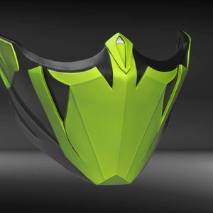 3D Model of Green Rider Mask for 3dprint - Etsy