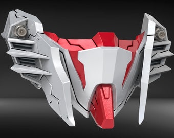 3D Model of Cyborg Mask V2 for 3dprint - Etsy