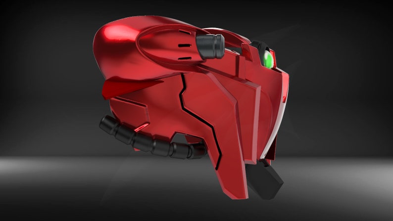 3D Model of Red Comet Mask for 3DPrint | Etsy