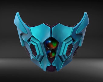 3D Model of Cyborg Mask V3 for 3dprint - Etsy