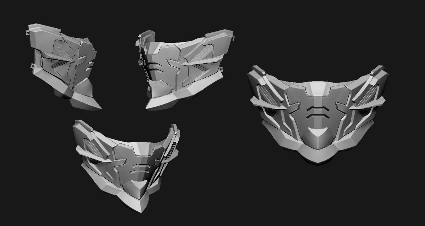3D Model of REX Mask for 3dprint - Etsy