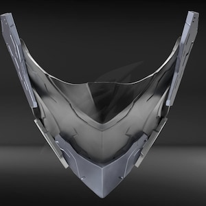3D Model of Cyborg Mask V2 for 3dprint - Etsy
