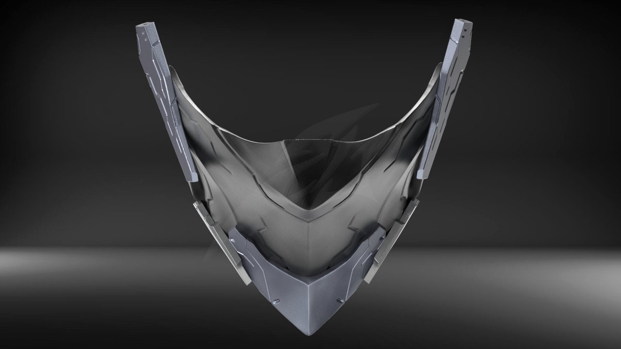3D Model of Cyborg Mask V2 for 3dprint - Etsy