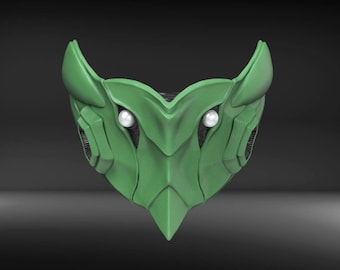 3D Model of Cyborg Mask V3 for 3dprint - Etsy