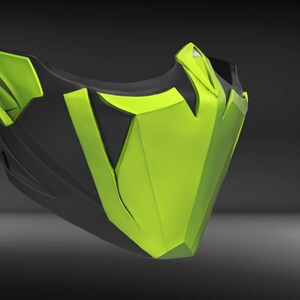 3D Model of Green Rider Mask for 3dprint - Etsy