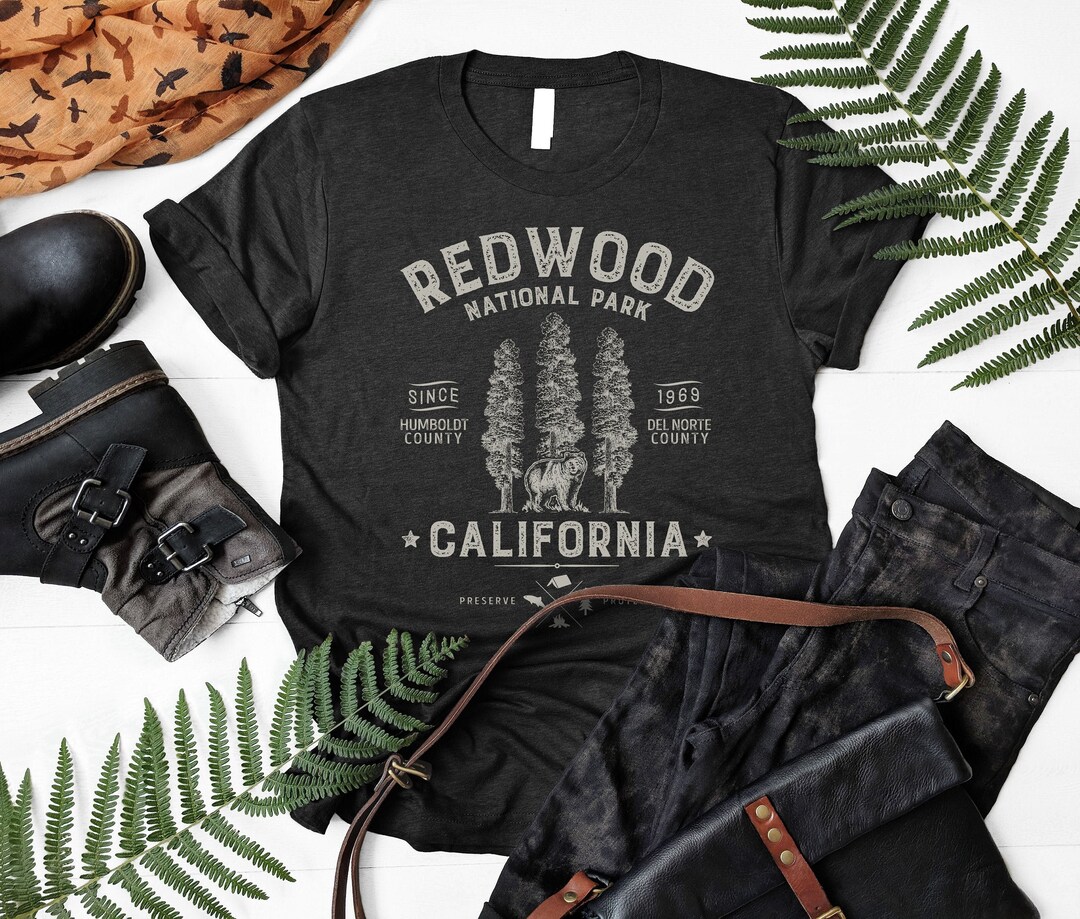 Redwood National Park Shirt / National Parks / National Park Gift ...
