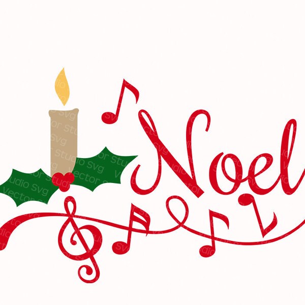 Music Christmas Clipart - Etsy