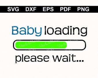 Baby loading svg | Etsy