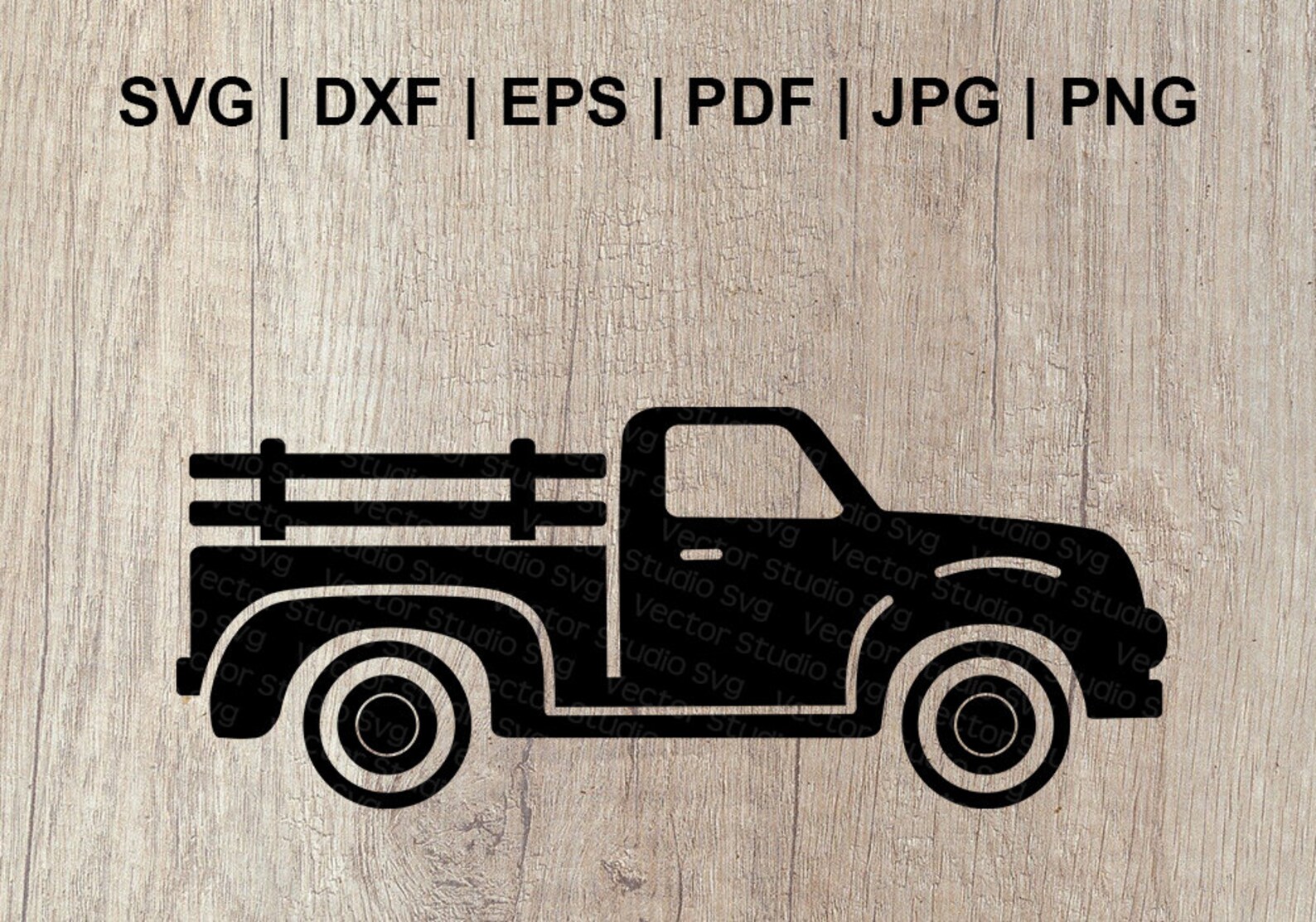 Pickup Truck Svg, Vector Pick up Silhouette - Svg Dxf Eps Pdf Jpg Png ...