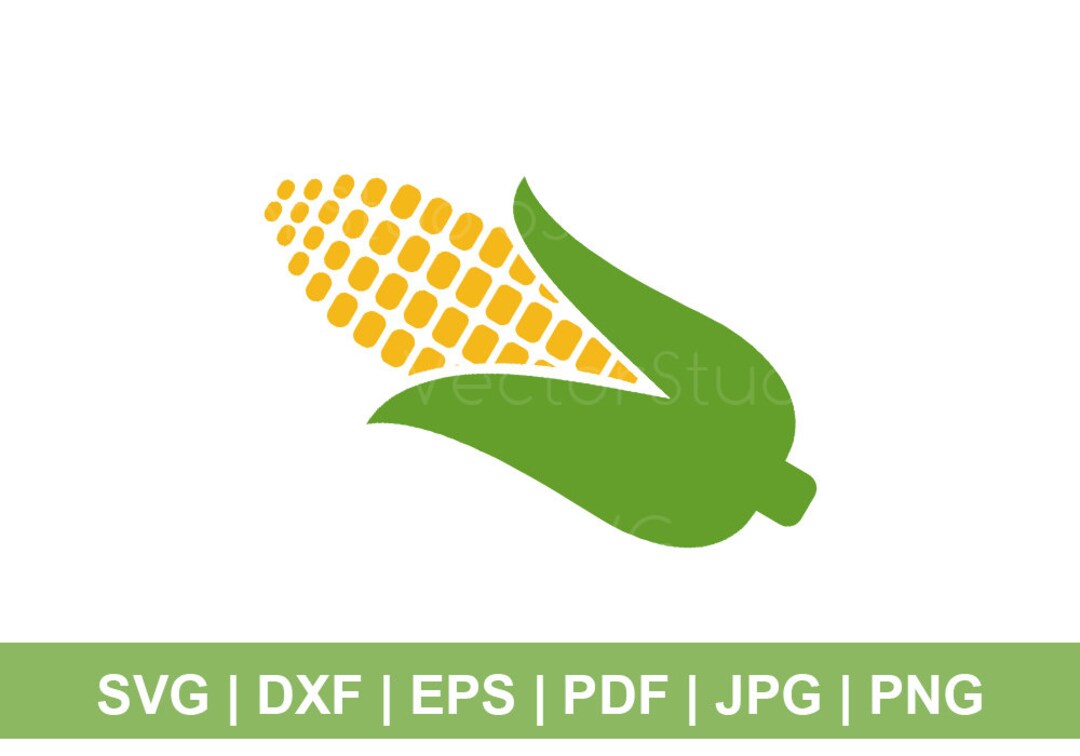 Corn Svg, Corn Stalk Svg, Harvest Cut Files - Svg Dxf Eps Pdf Jpg Png ...