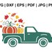 Fall Truck Svg, Autumn Svg, Harvest Svg, Pumpkin Truck Svg Cut Files ...