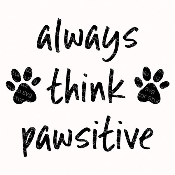 Think Pawsitive - Etsy