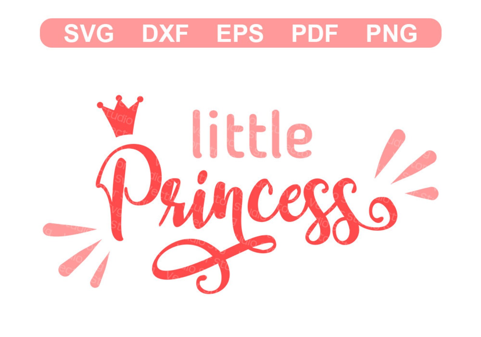 Little Princess SVG Girls Quotes Svg Baby Girl Crown Svg - Etsy