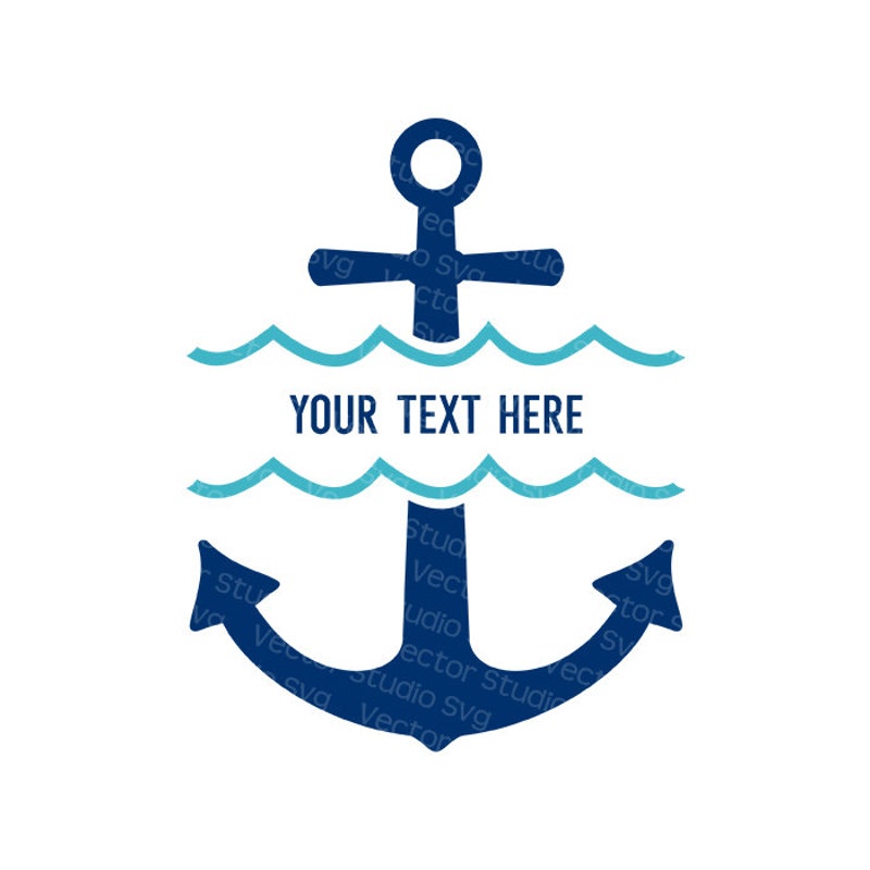 Sea Anchor Stencil - Etsy