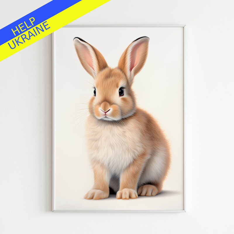 Baby Bunny Print - Etsy