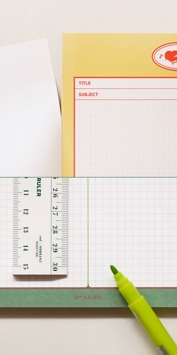 Notepad Colorful Memo Study School Supplies B5 Illustrated Memo Pad Paper & Party Supplies Paper ...