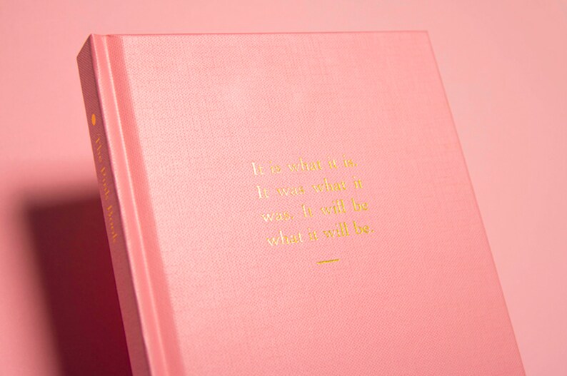 THE PINK NOTEBOOK Medium Notebook Writing Journal | Etsy