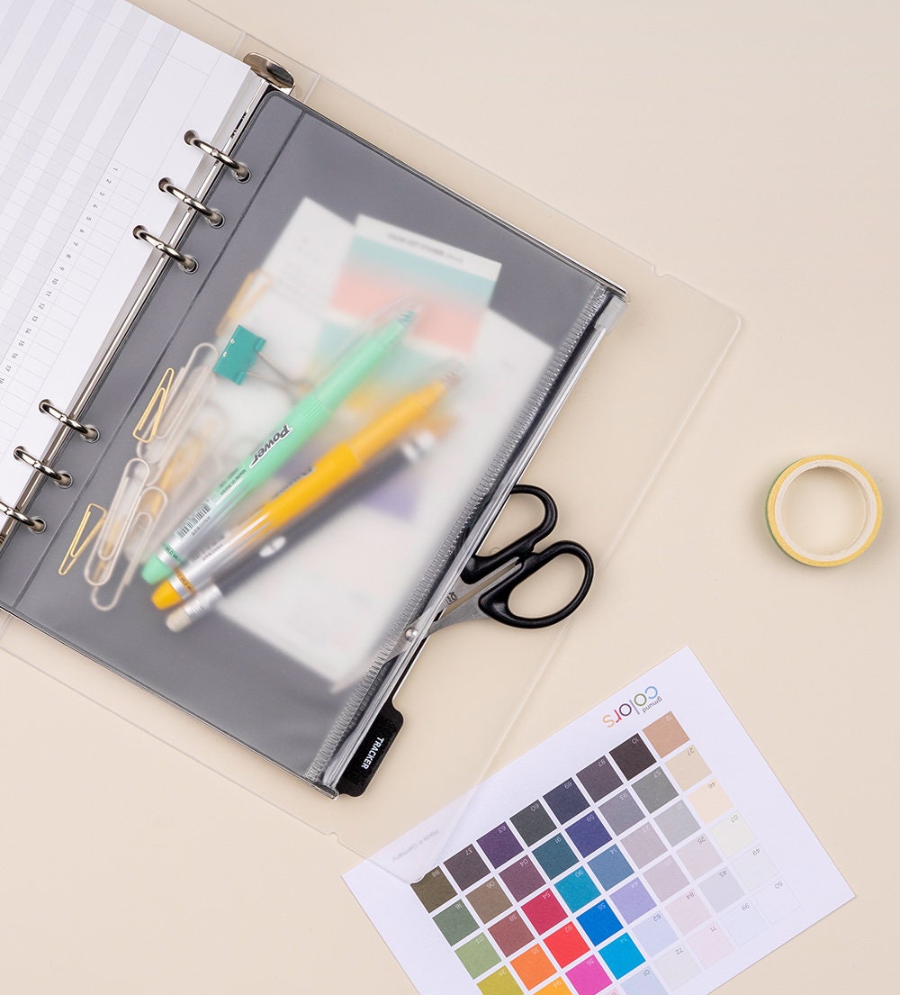 A5 CLEAR ZIPPER BAG Refill Planner Inserts Planner Refill Etsy A5 CLEAR ZIPPER BAG Refill Planner Inserts Planner Refill Etsy