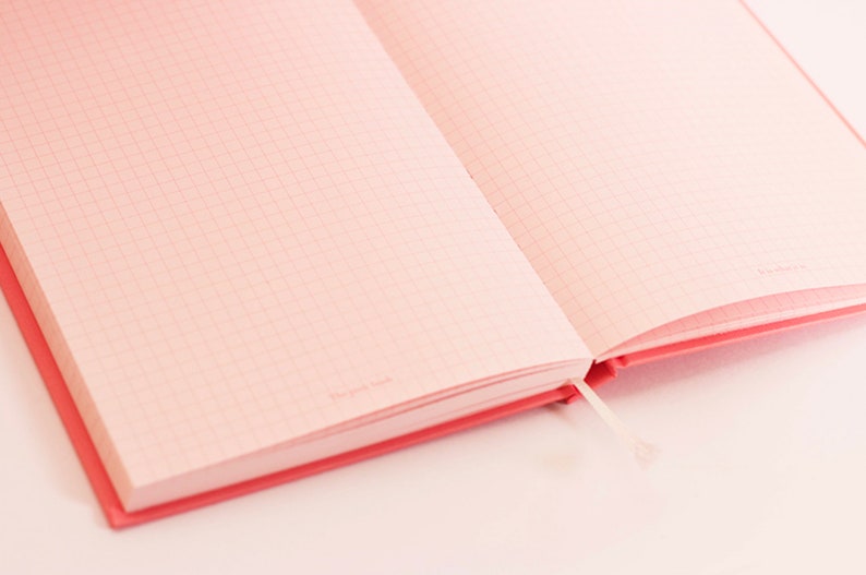 THE PINK NOTEBOOK Medium Notebook Writing Journal | Etsy