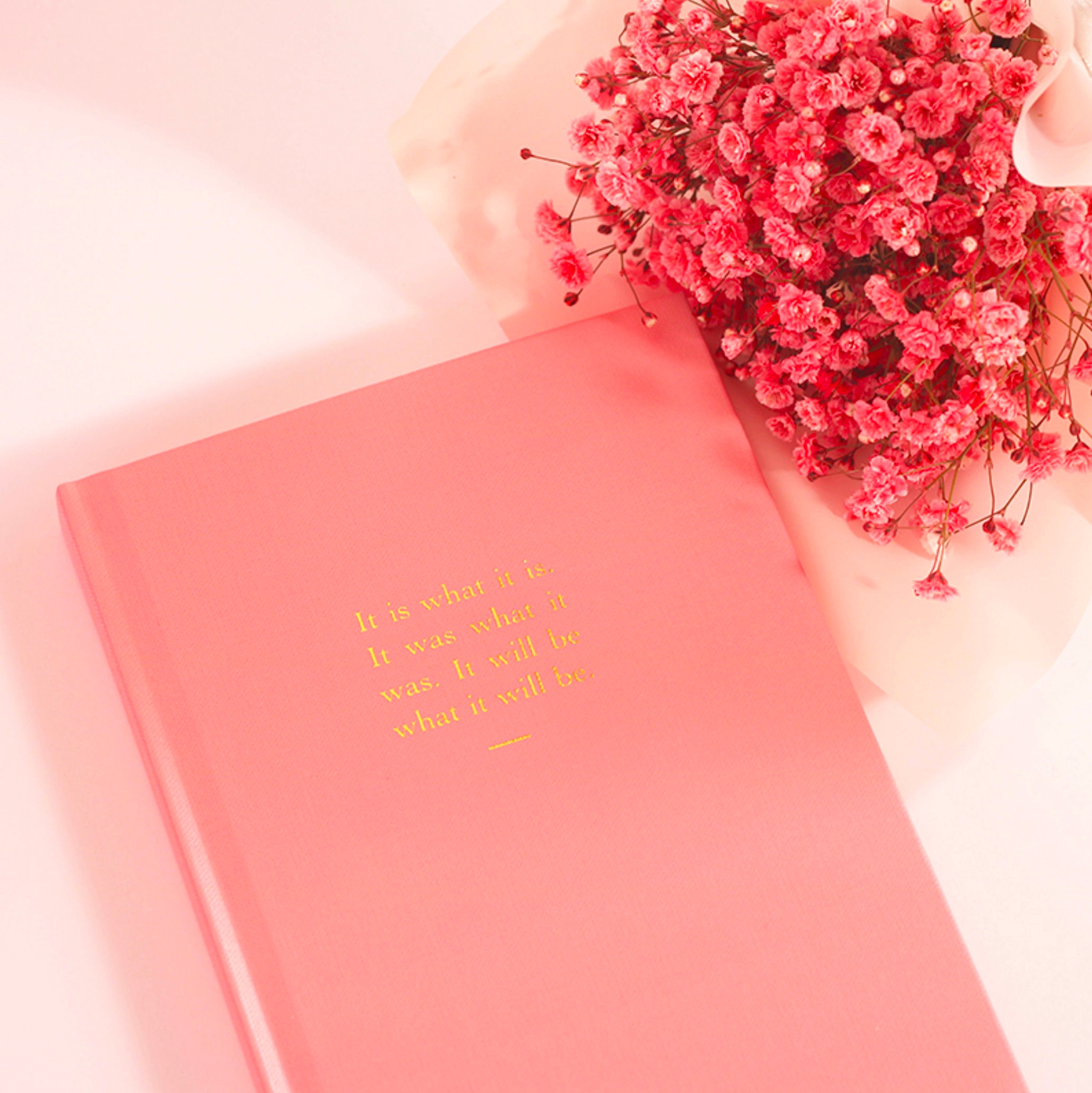 THE PINK NOTEBOOK Medium Notebook Writing Journal | Etsy