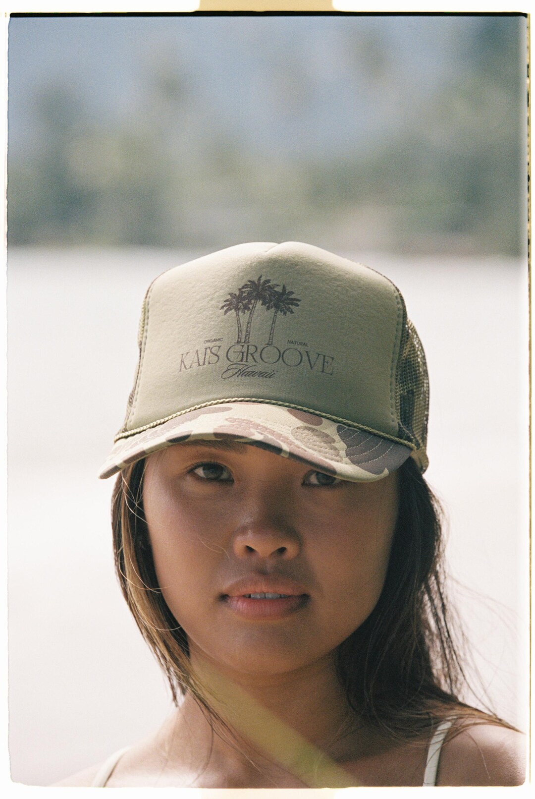 Kai's Groove Hawai'i Trucker Hat, Adjustable Fit - Light Green Camo - Etsy