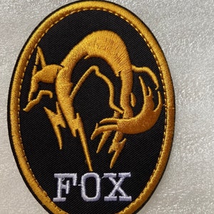 Metal Gear Solid Mgs Xof Badge Special Forces Armband 3d Pvc Embroidery ...