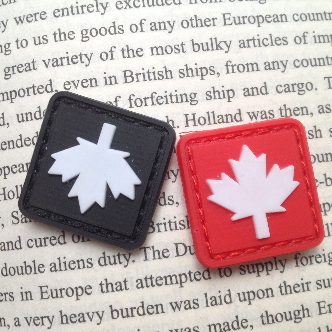Mini Canadian Maple Leaf 3d Pvc Tactical Army Patch - Etsy