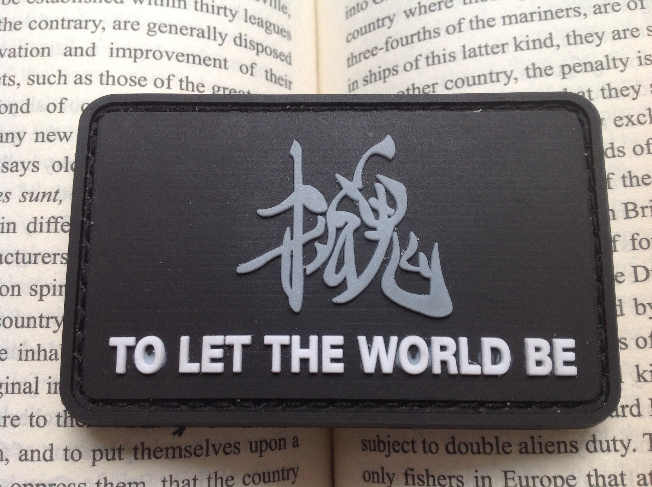 Metal Gear Solid "to Let the World Be" 3d Army Pvc Rubber Patch - Etsy