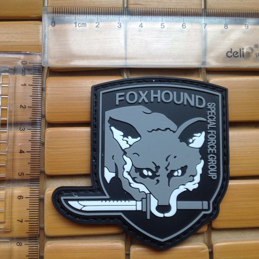 Metal Gear Solid Fox Hound Tactical Army Hook &loop Patch - Etsy