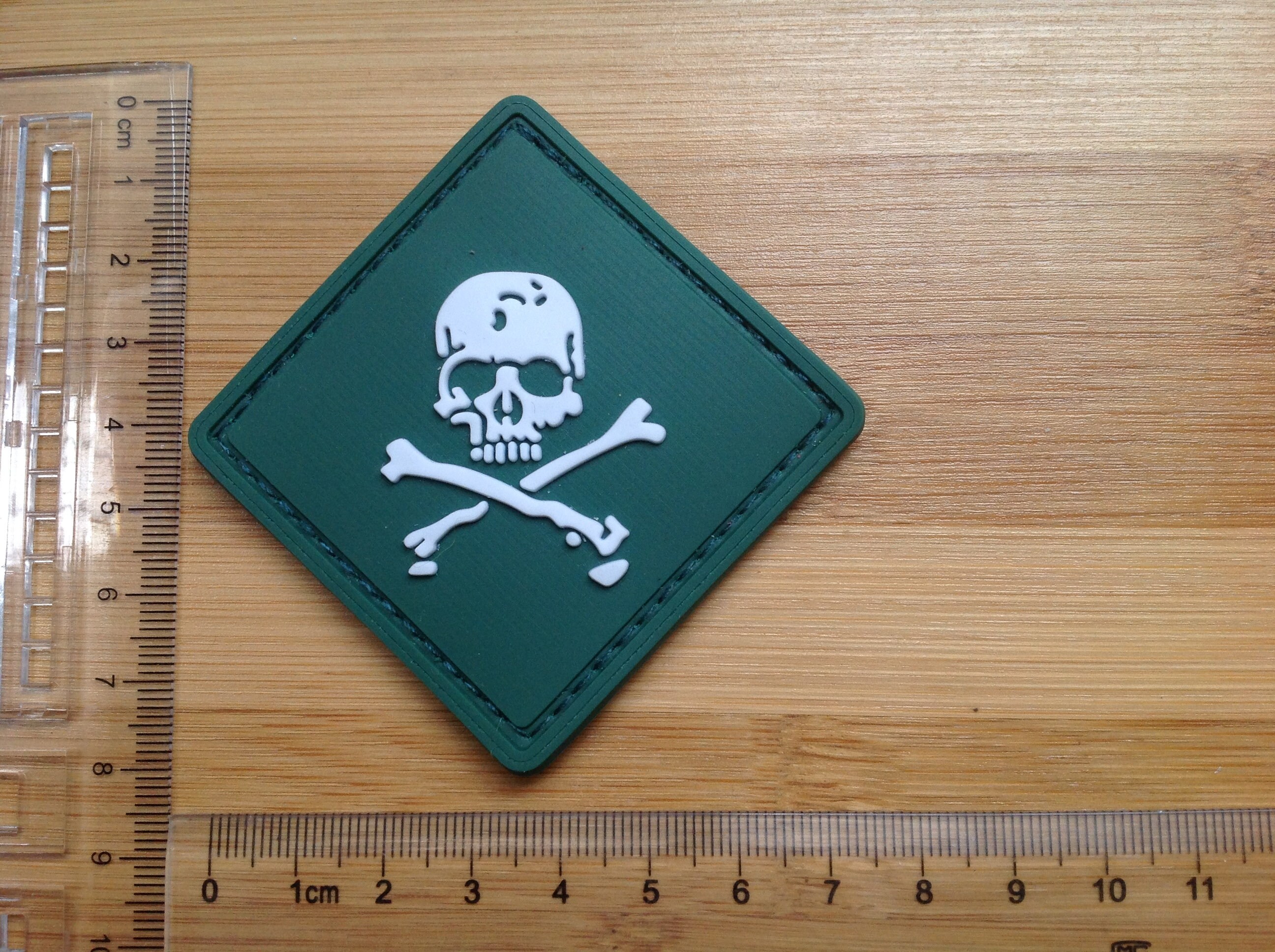 Skull 3d Tactical Army Pvc Rubber Patch - Etsy