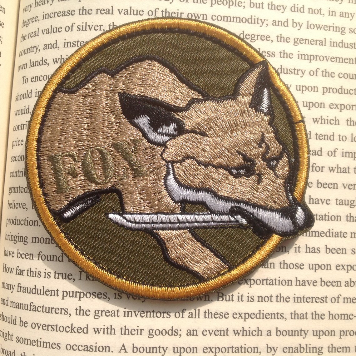 Metal Gear Solid Mgs Xof Badge Special Forces Armband 3d Pvc - Etsy