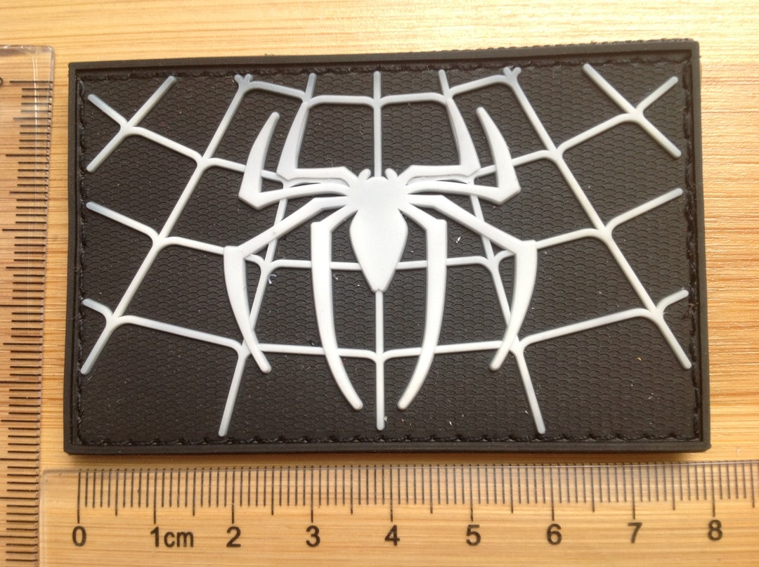 Spider Icon Super Hero Spiderman Tactical Army Pvc Rubber Patch - Etsy