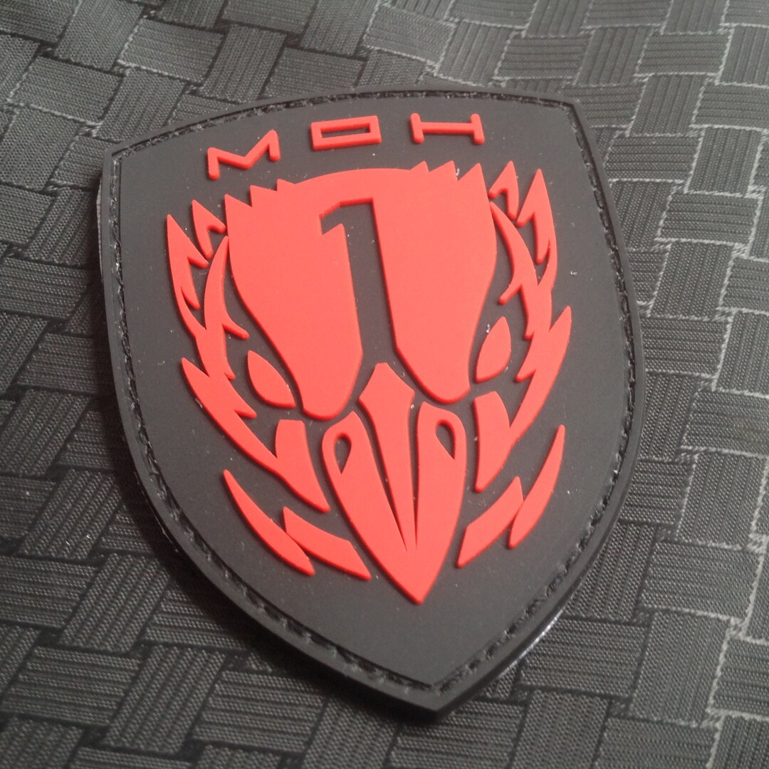 Medal of Honor : Moh Blackbird Pvc 3d Rubber Army Patch - Etsy
